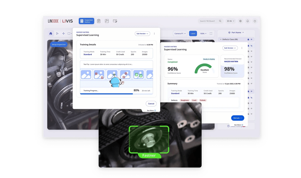 Lincode LIVIS | AI Visual Inspection Platform